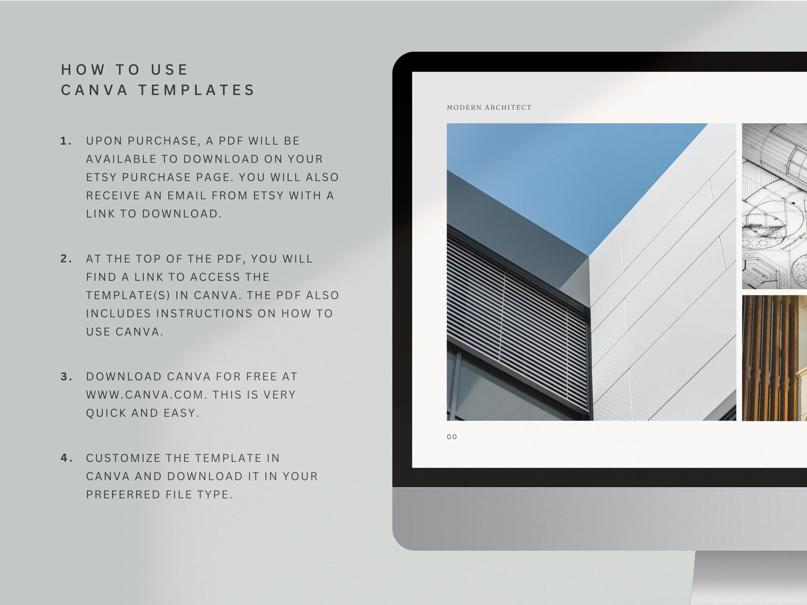 Portfolio Template | Canva Template | Creative Portfolio | Architecture ...