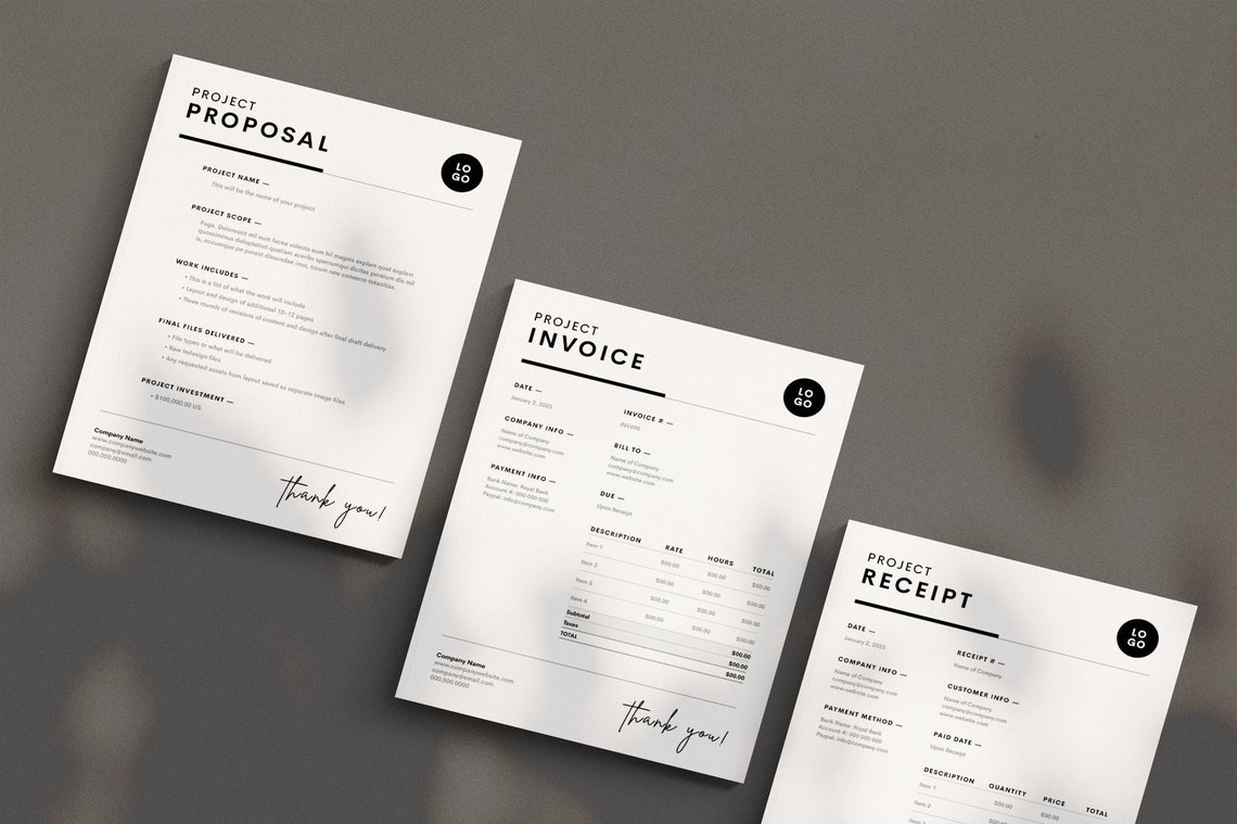 Small Business Forms Bundle Onboarding Templates Documents Set Project ...