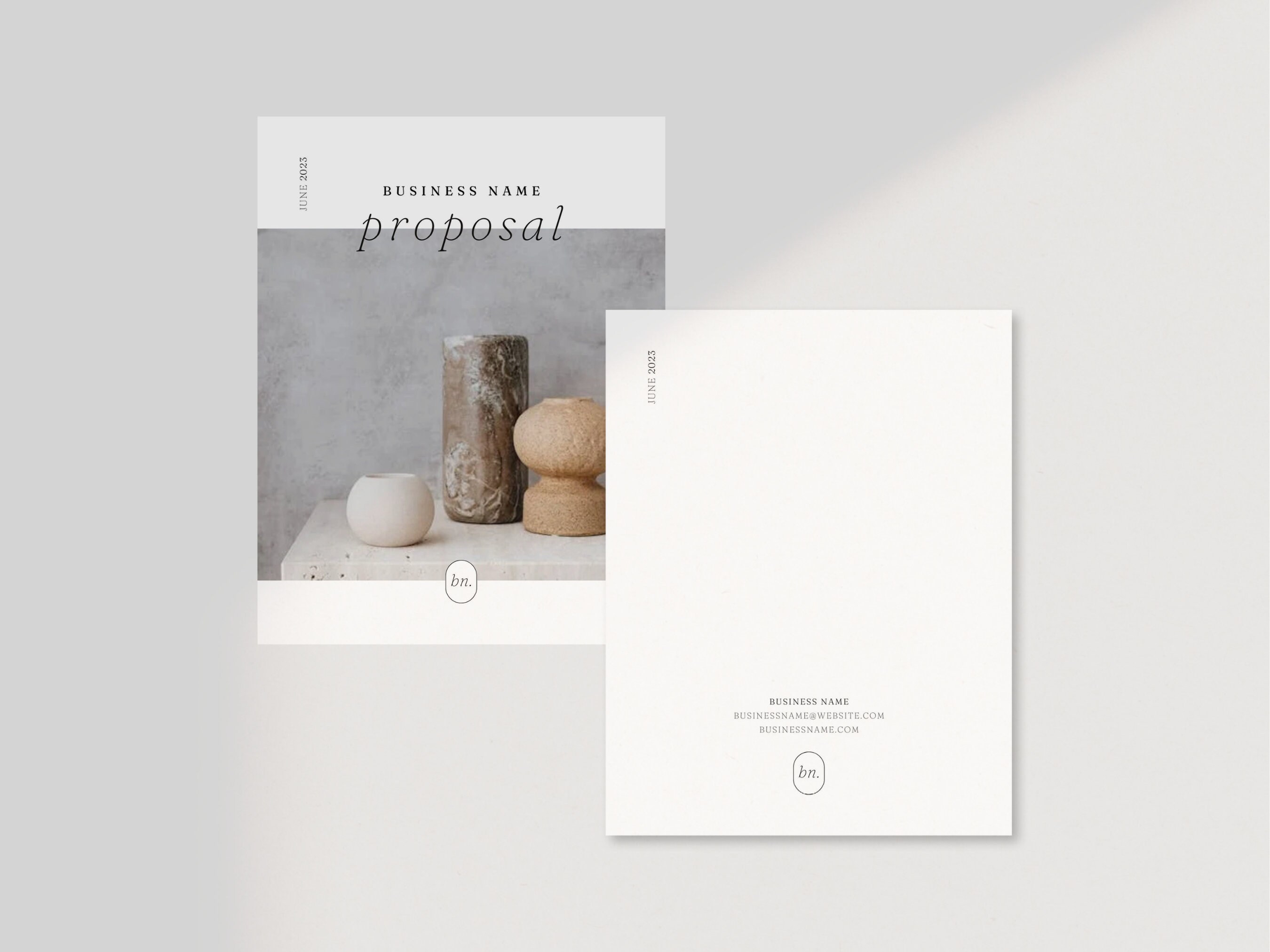 Minimal Client Proposal Template | Estimate Template Canva | Services ...