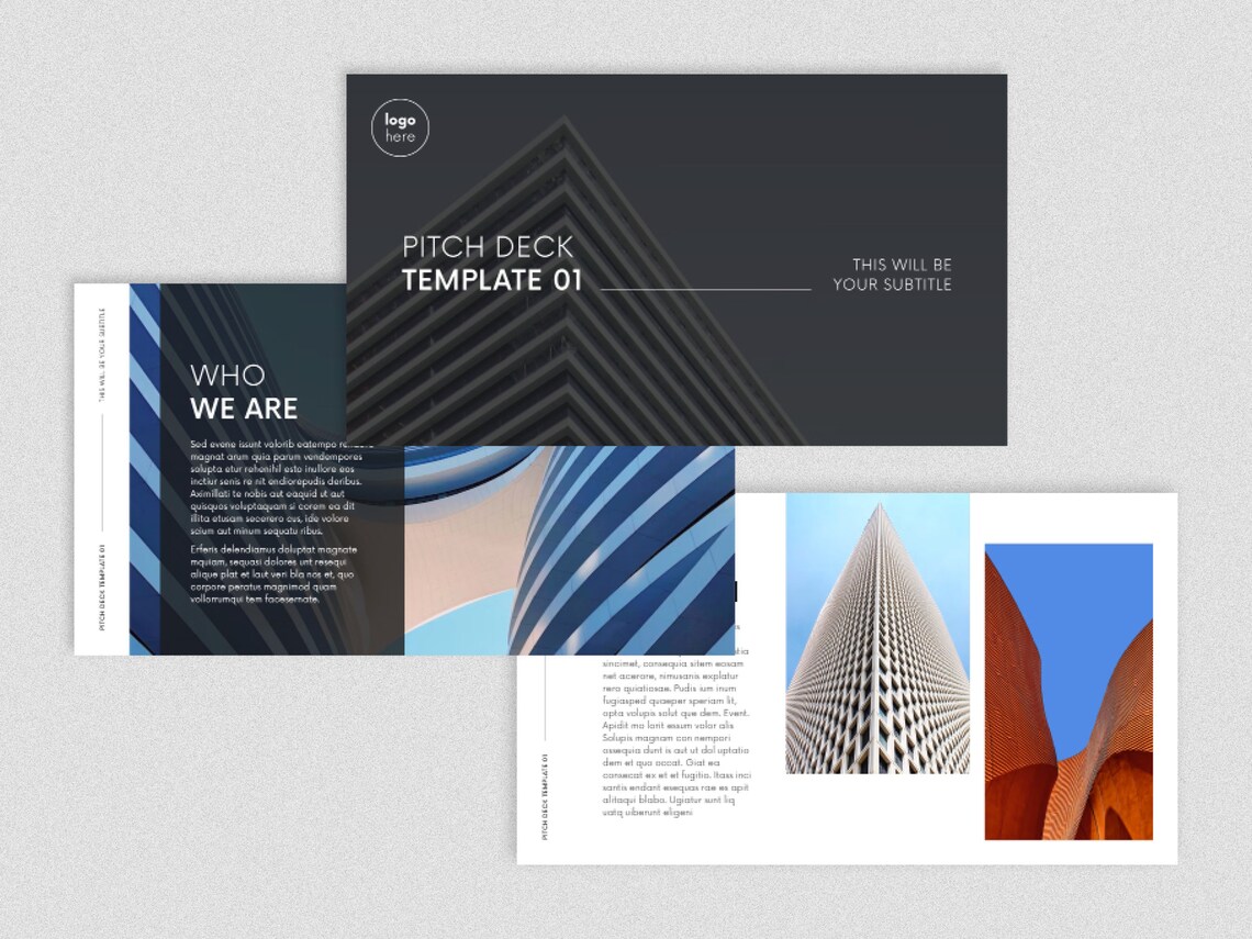 Minimal Slide Deck Template Canva & Indesign Sales Presentation Slides ...