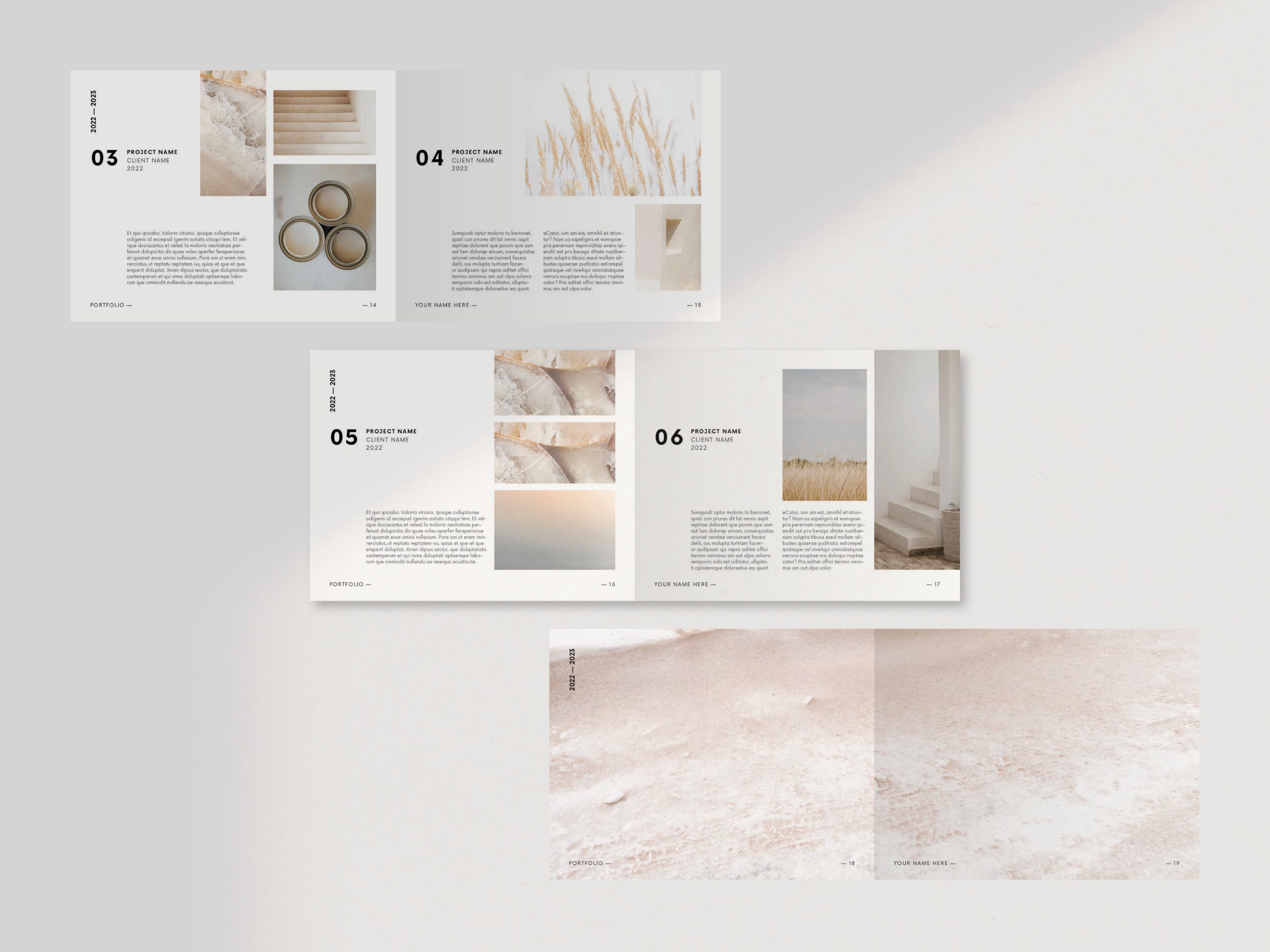 Minimalist Portfolio Template Canva: Creative Lookbook (US Letter) - Etsy