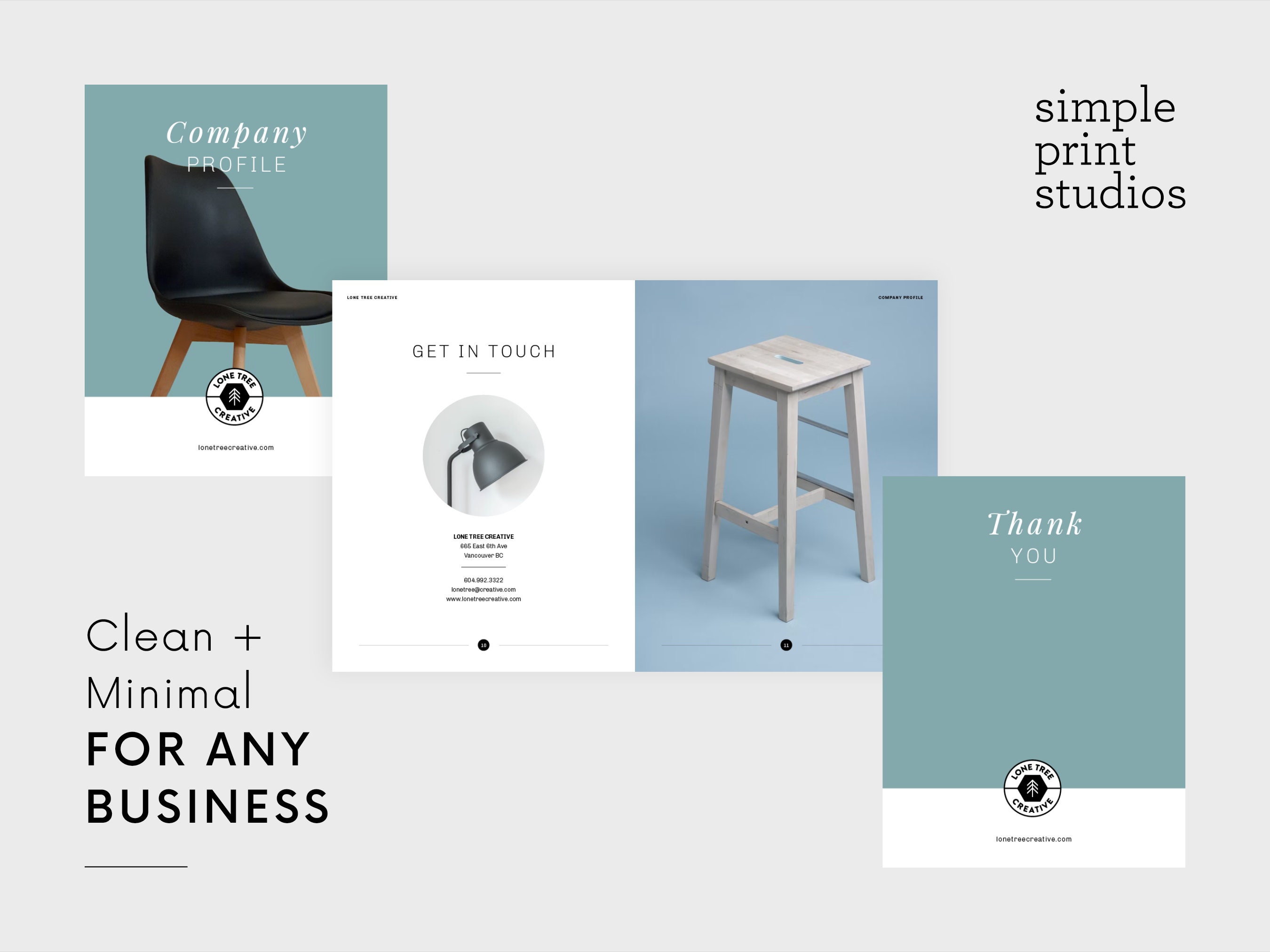 Small Business Brochure Template: Company Catalog (canva & Indesign) - Etsy