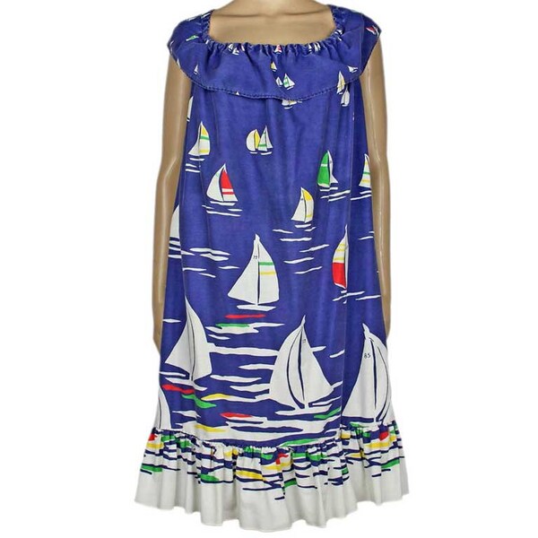 Vintage Sailboat Dress Women - Etsy