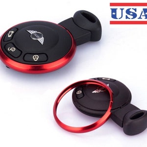 Metal Smart Key Fob Ring for MINI Cooper R55 R56 R57 R58 R59 R60 R61 07 ...