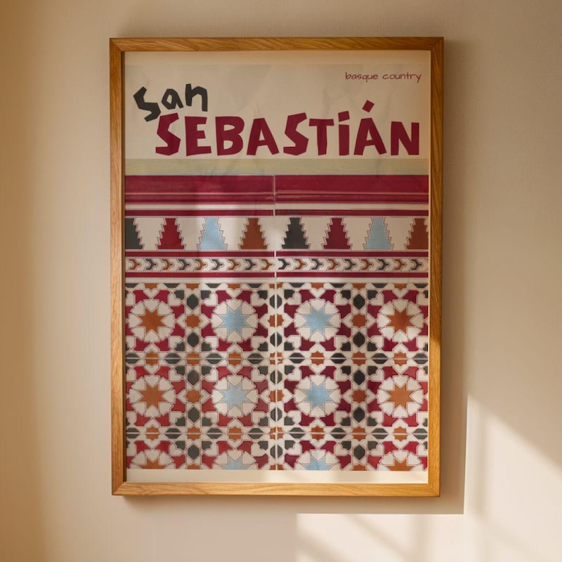Basque Poster Poster - Etsy UK