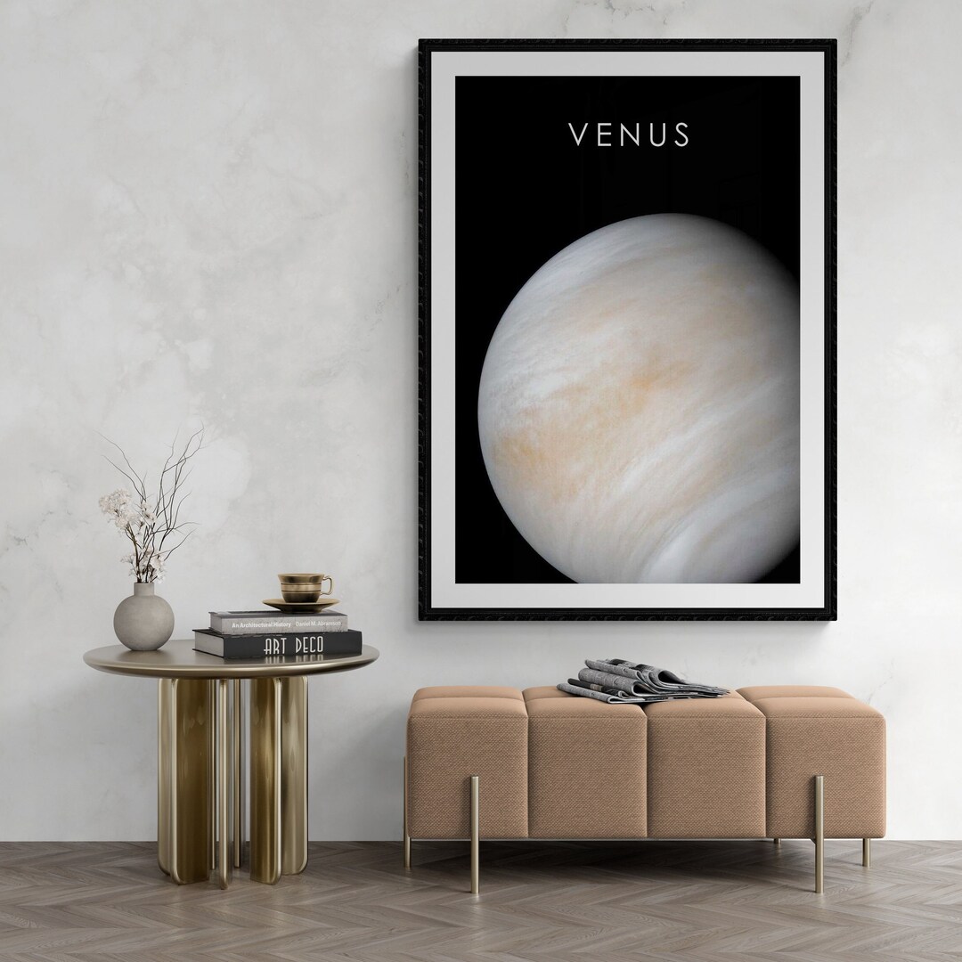 DIGITAL DOWNLOAD - Venus - Solar System Printable Art, Space Themed ...