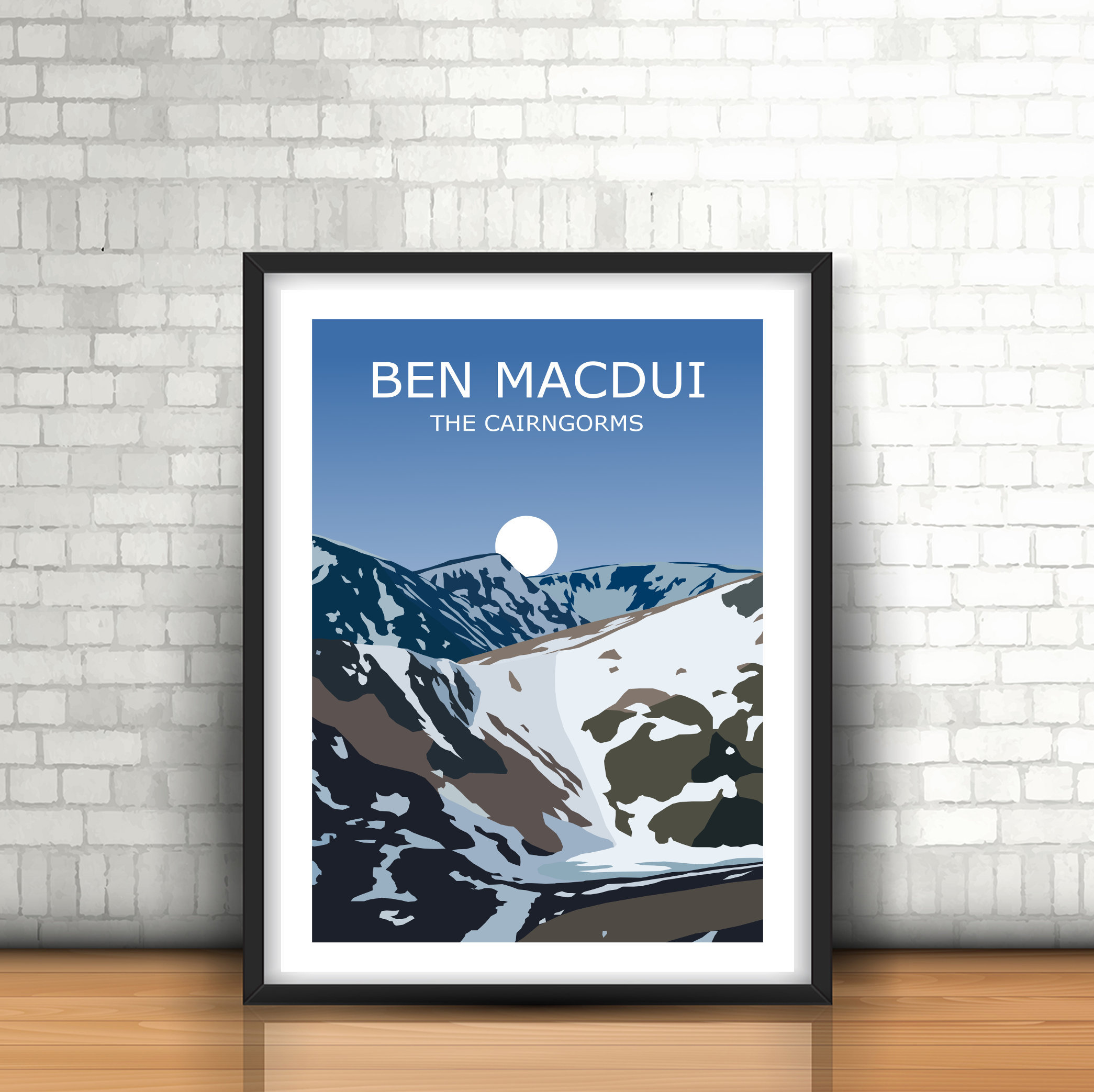 Ben Macdui Art Print Cairngorms Peak Landscape Mountains - Etsy UK