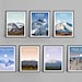 The Seven Summits Set of 7 Art Prints Everest Aconcagua | Etsy UK