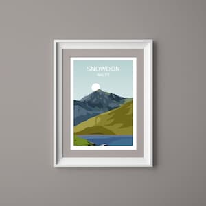 DIGITAL DOWNLOAD - Mount Snowdon Printable Art, Wales Landscape ...