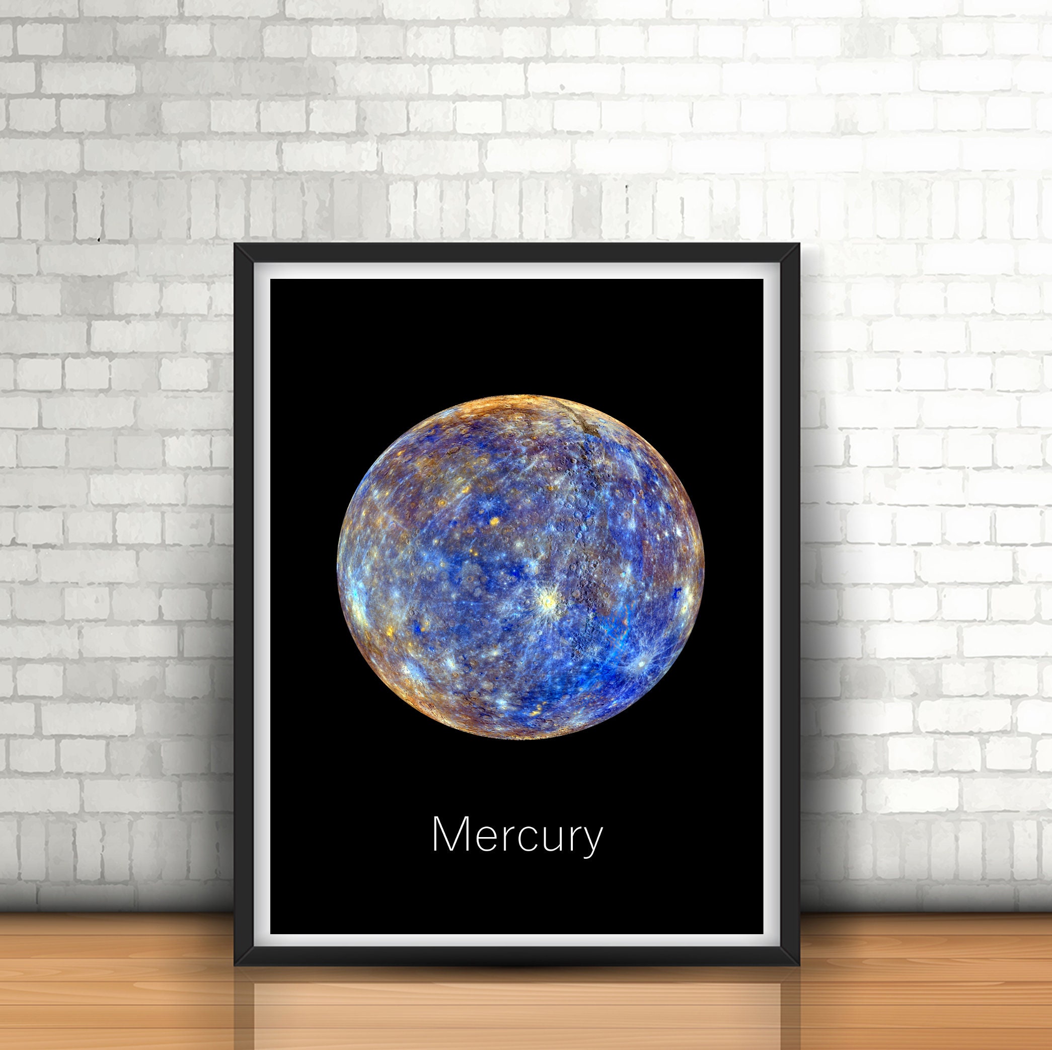 Solar System Art Prints Full Set of 8 Planets Space Themed - Etsy