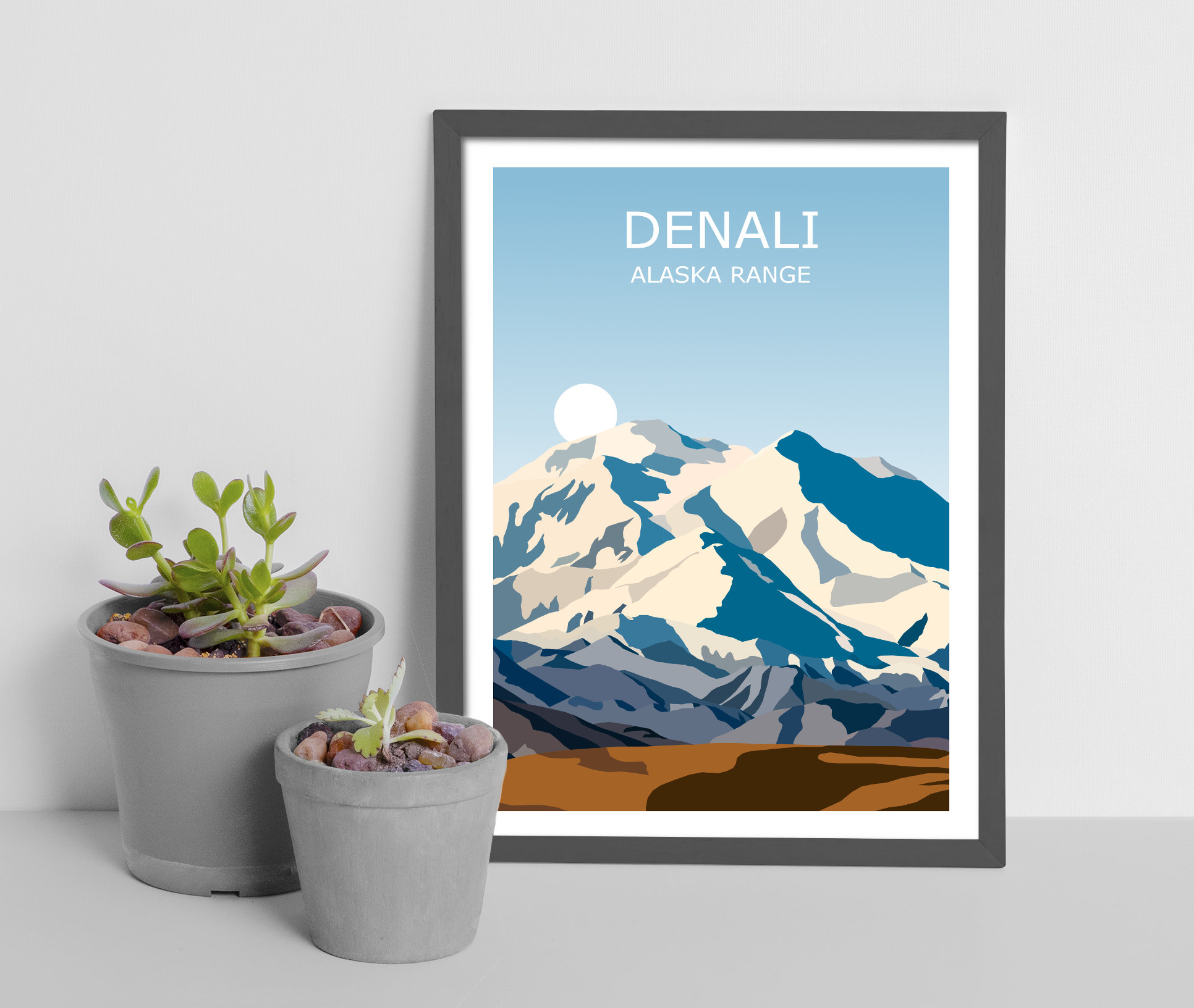 The Seven Summits Set of 7 Art Prints - Everest, Aconcagua, Denali ...