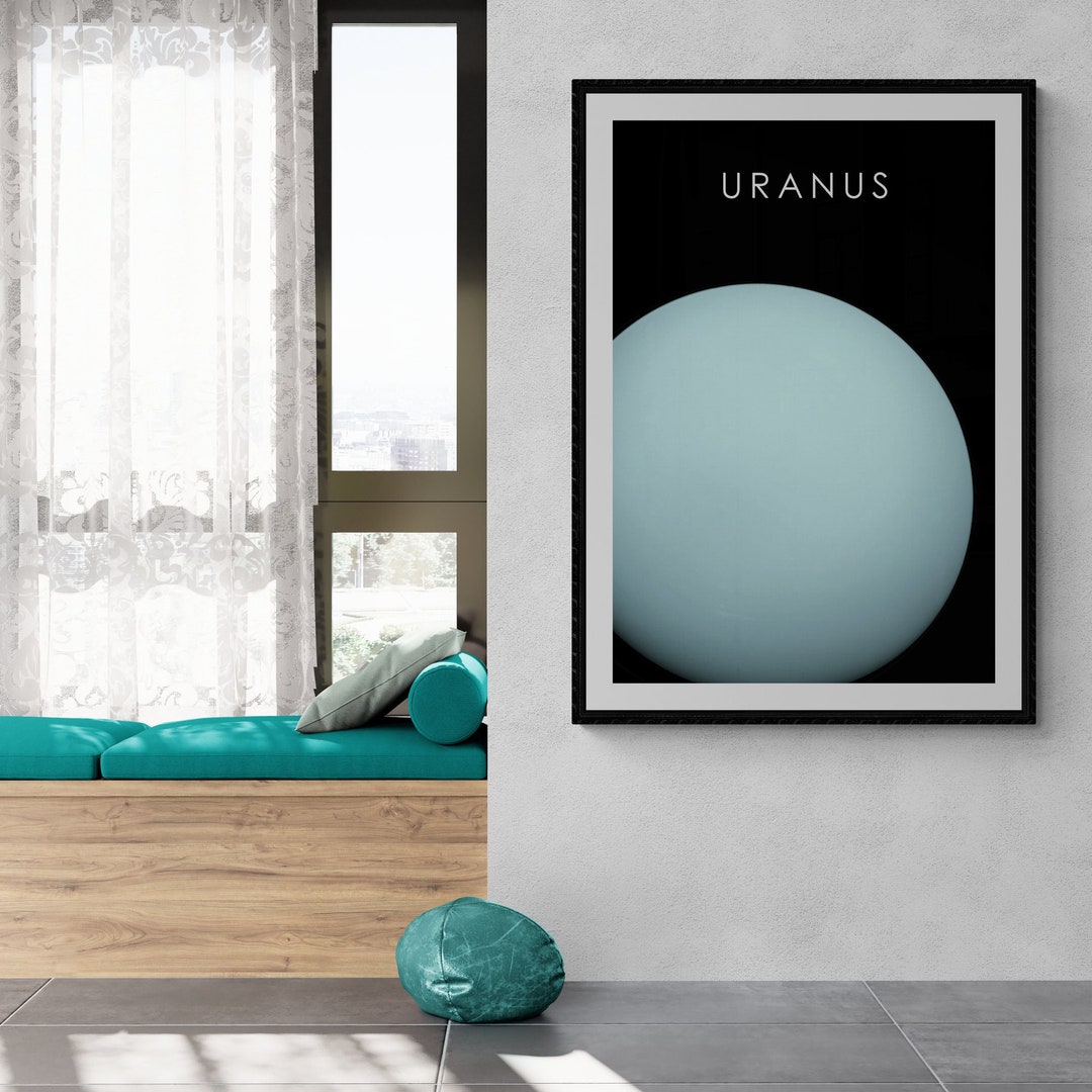 DIGITAL DOWNLOAD - Uranus - Solar System Printable Art, Space Themed ...