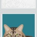 Cat Paint by Number Printable for Adults, DIY Art for Cat Lovers ...