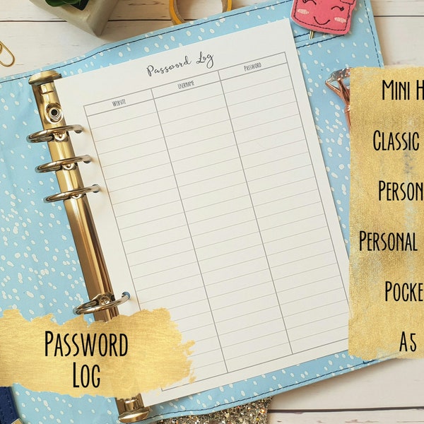 Password Book - Etsy UK