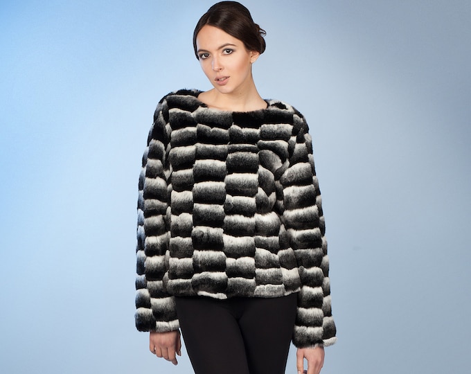 Women Sweater. Fur Sweaters. Winter Pullover. Gift for Her. Fake Fur ...