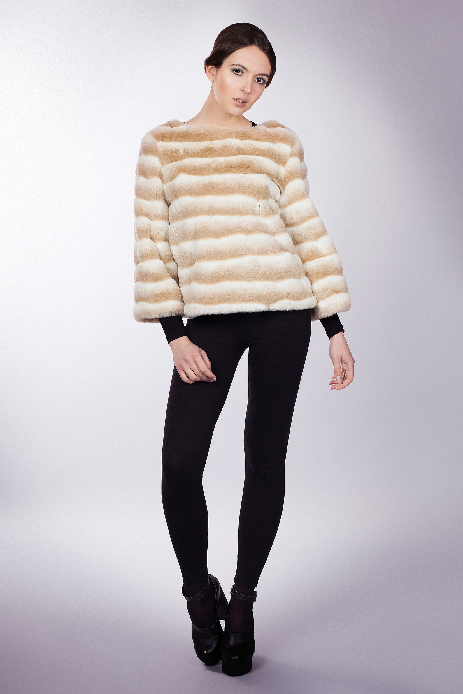 Women Sweater. Fur Sweaters. Winter Pullover. Gift for Her. Fake Fur ...