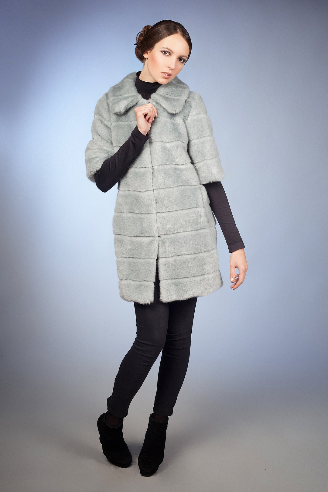 Women Jacket. Fur Jacket. Winter Jackets. Gift for Her. Fake Fur Jacket ...