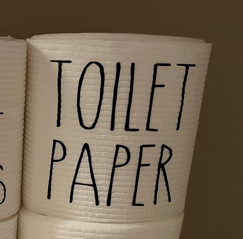 Rae Dunn Inspired Toilet Paper!! Perfect to Add to Your Collection ...