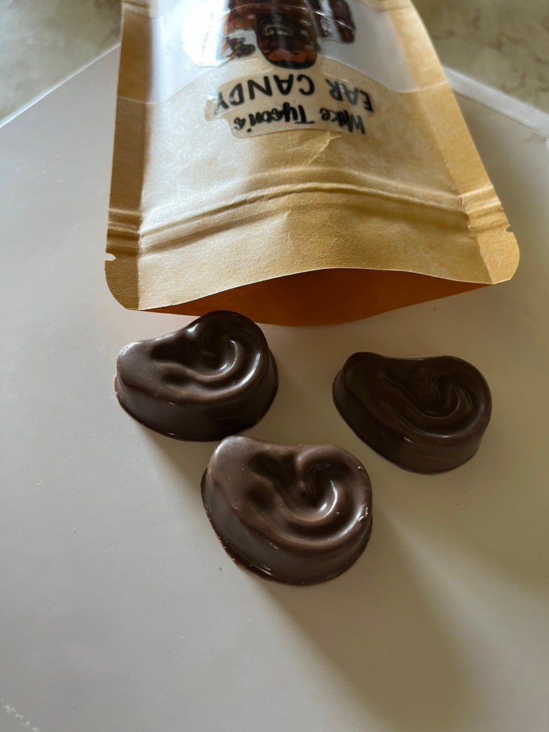 Solid Milk Chocolate Mike Tyson Ear Candy!! Delicious Hilarious Gag ...