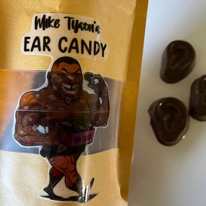 Solid Milk Chocolate Mike Tyson Ear Candy!! Delicious Hilarious Gag ...