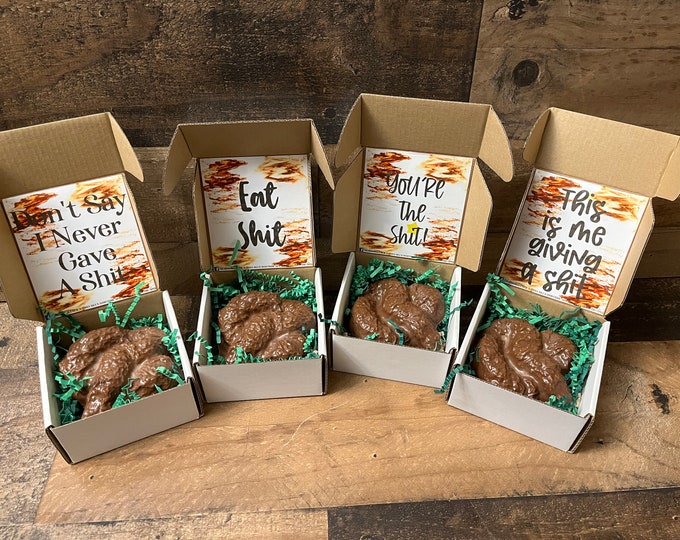 Ghiradelli Chocolate Poop Emoji Pops With Candy Eyes, 10 Pops per Order ...