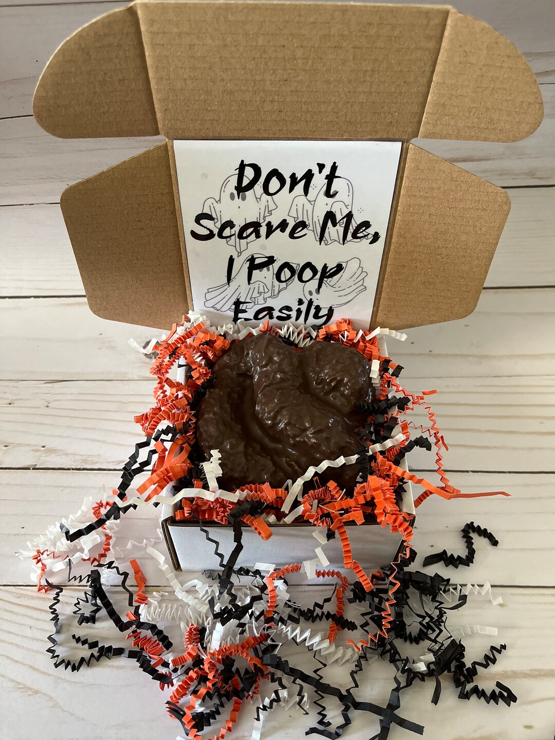 Solid Milk Chocolate Halloween Gag Gift!! Scary Poop!! Perfect Gift for ...