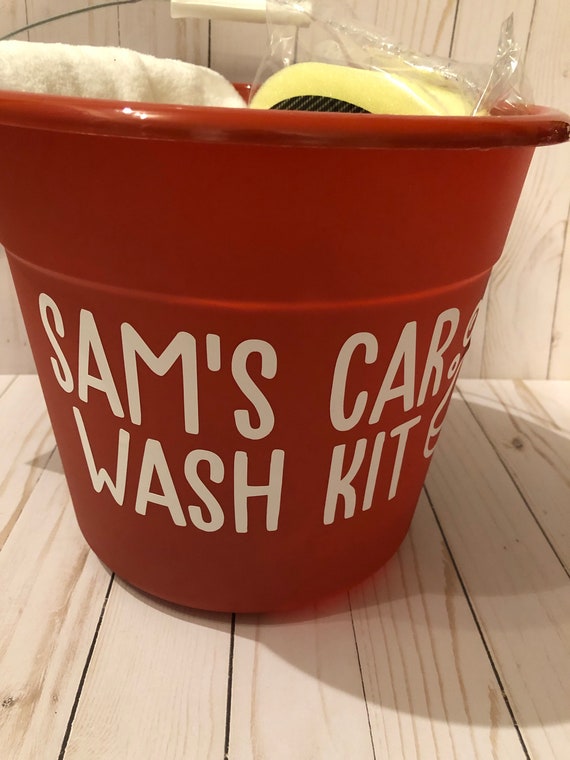 Personalised car cleaning kit store