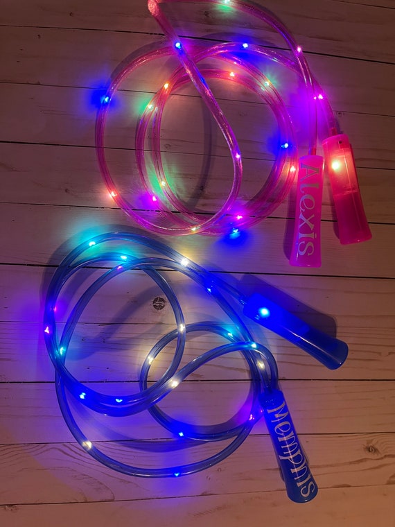 Personalized Light up Jump Rope Fun for Kids and Adults Great Exercise Outdoor Fun for Everyone Etsy