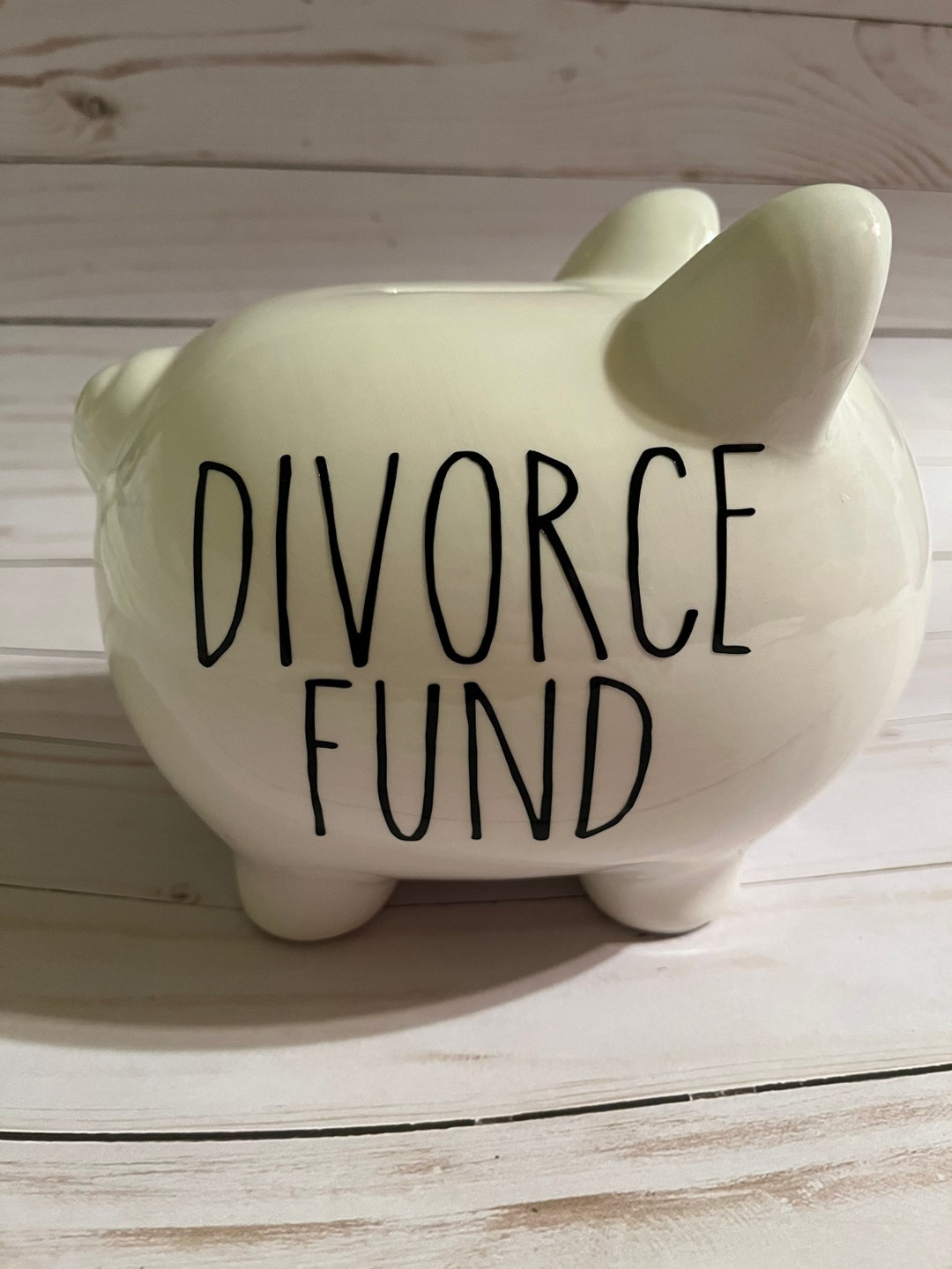 Funny Rae Dunn Inspired Divorce Fund Piggy Bank!! Perfect for the ...