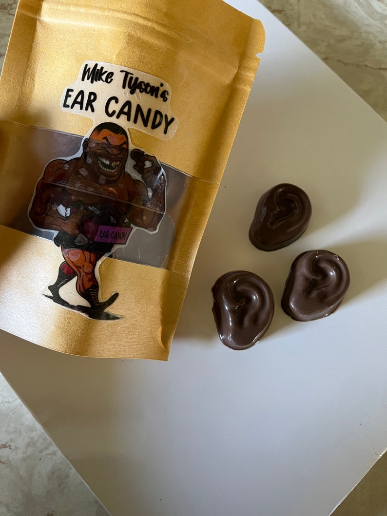 Solid Milk Chocolate Mike Tyson Ear Candy!! Delicious Hilarious Gag Gift!! - Etsy