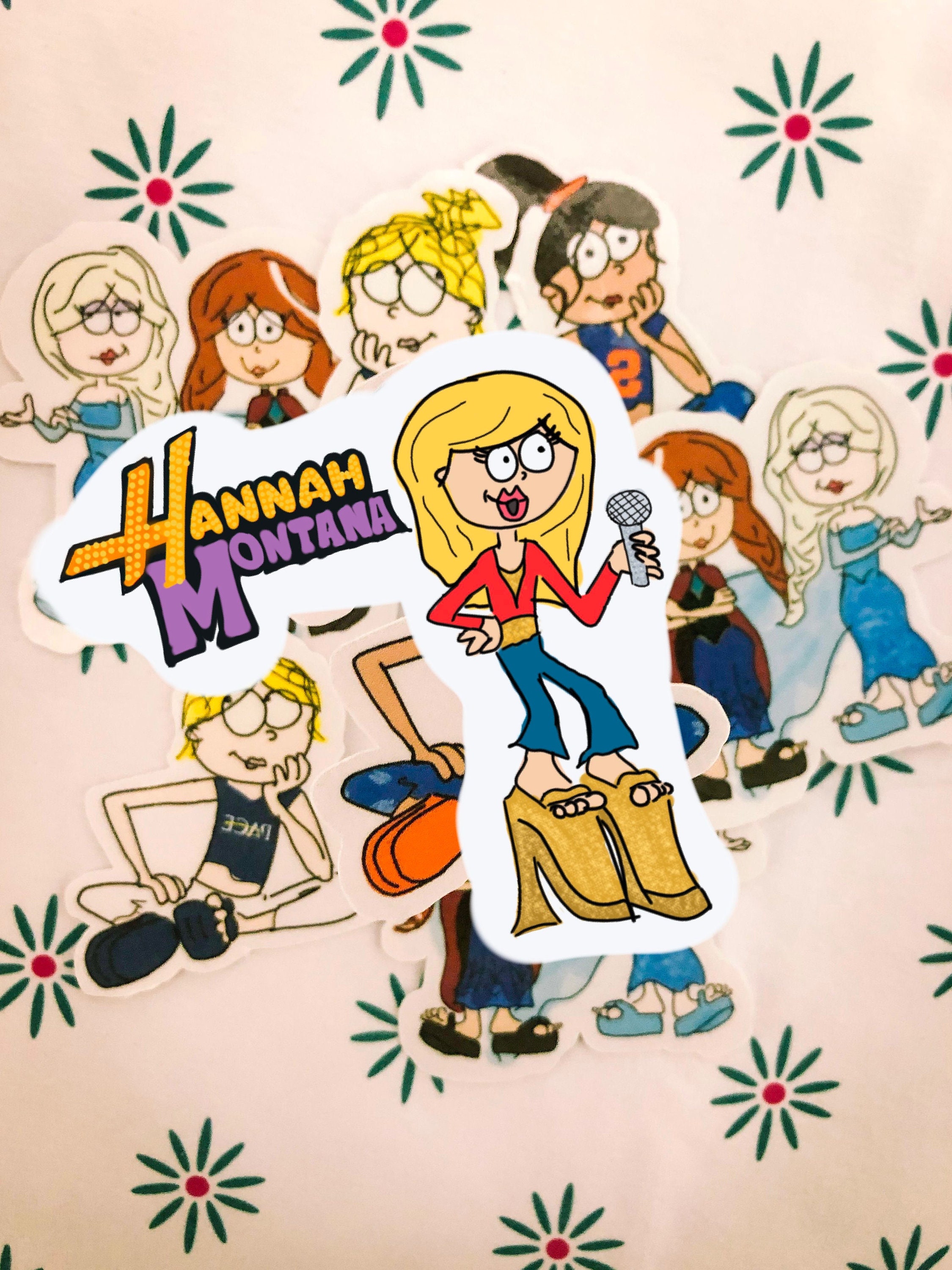 Hannah Montana inspired Sticker | Etsy