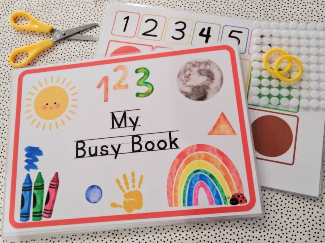 Busy Book, Learning Folder, Busy Binder, Activity Book, Educational ...