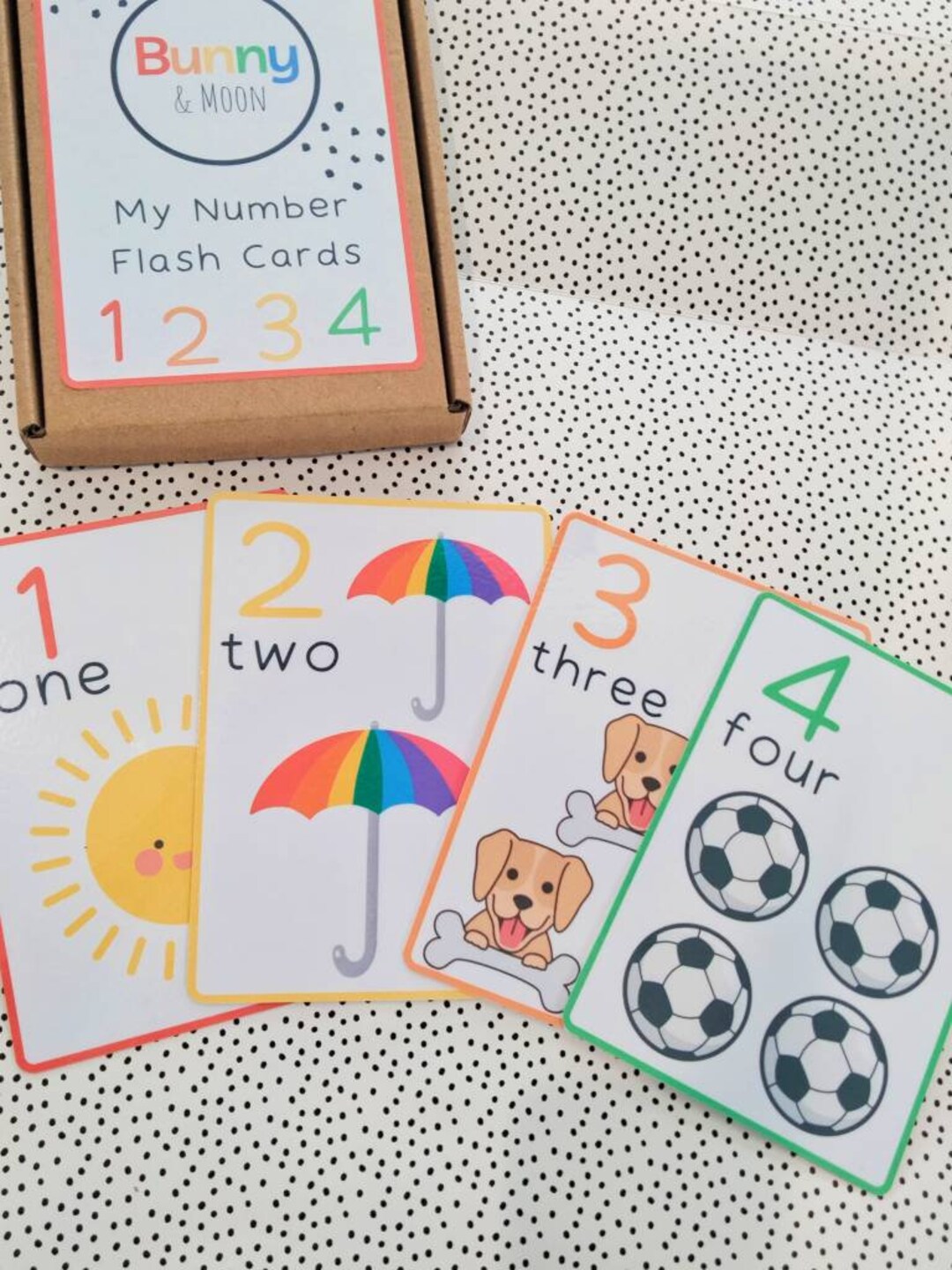 Number 1-10 Flashcards, Instant Download, Preschool, Homeschool ...
