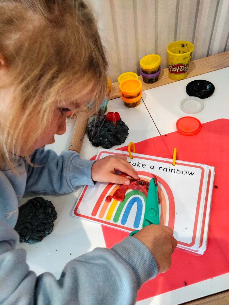 Play Dough Activity Mats, Play Dough Mats, Quiet Book, Busy Book, Busy ...