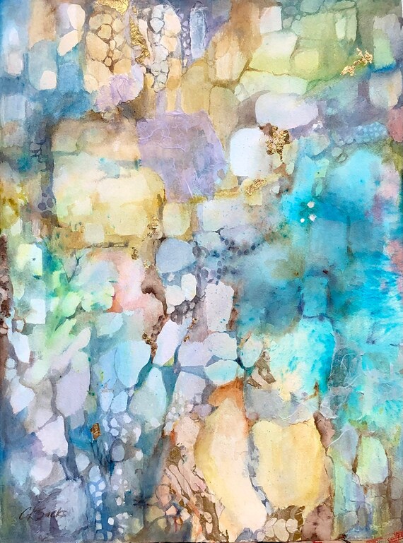 Abstract Watercolor Ink