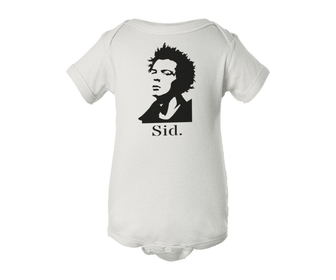 Sid Vicious Pistols Punk Rock UK Baby Onesie Infant & Toddler White ...