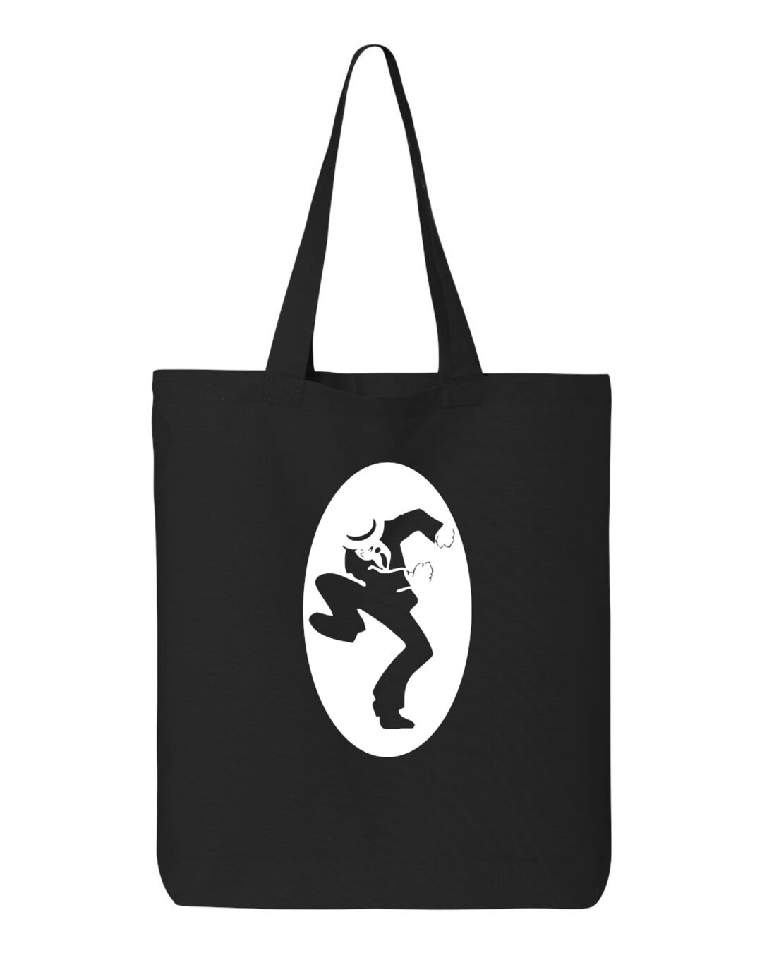 Ska Rude Boy Stomping Punk Rock Cotton Canvas Reusable Shopping Bag 27L ...