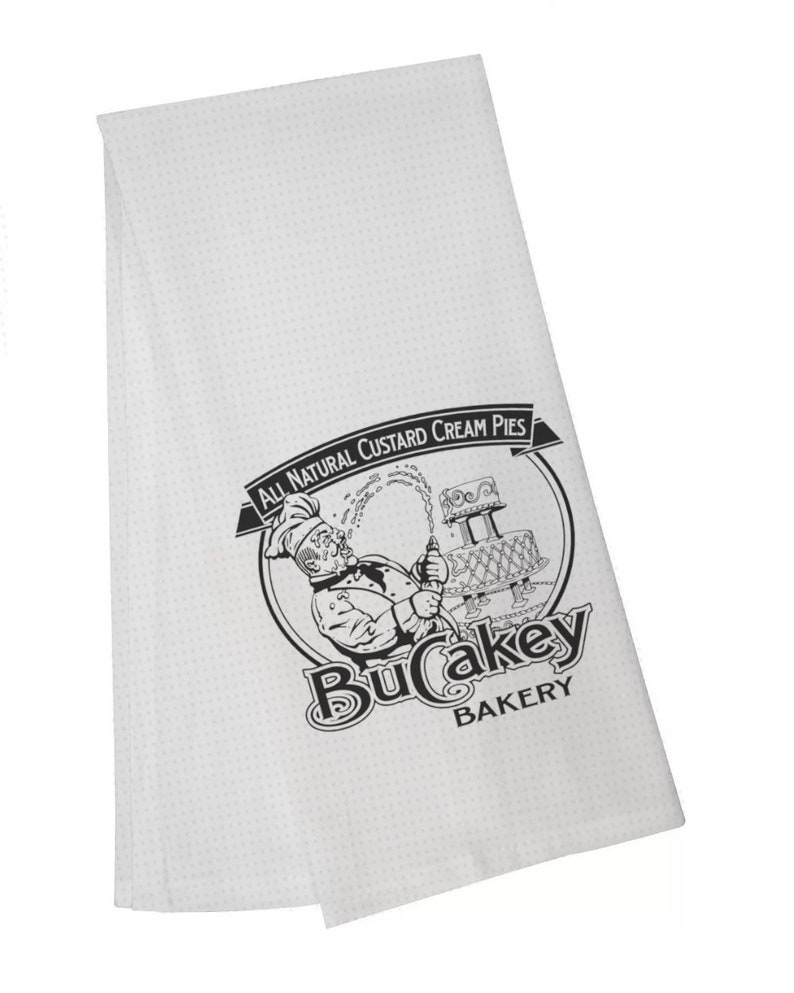 Retro Sassy Bukkake Bucakey Bakery Funny Microfiber Dish & Bathroom ...