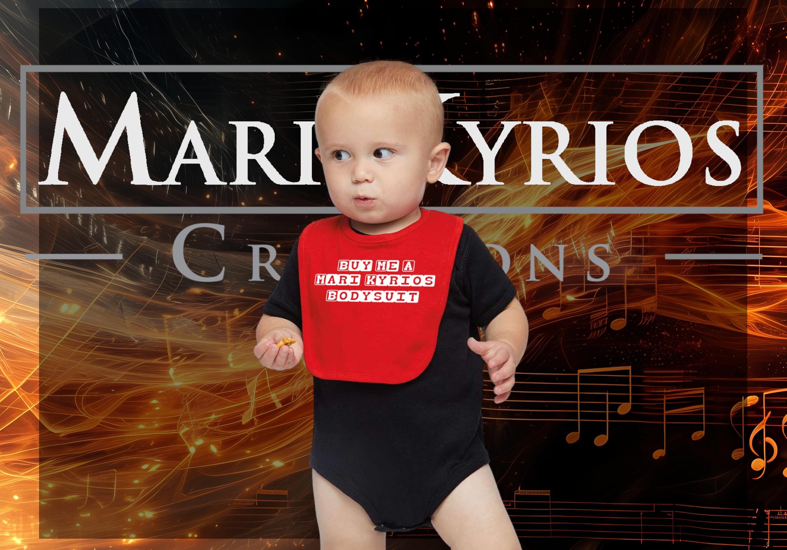Anarchy Baby Punk Rock N Roll Hardcore Fun Baby Onesie & Infant White ...