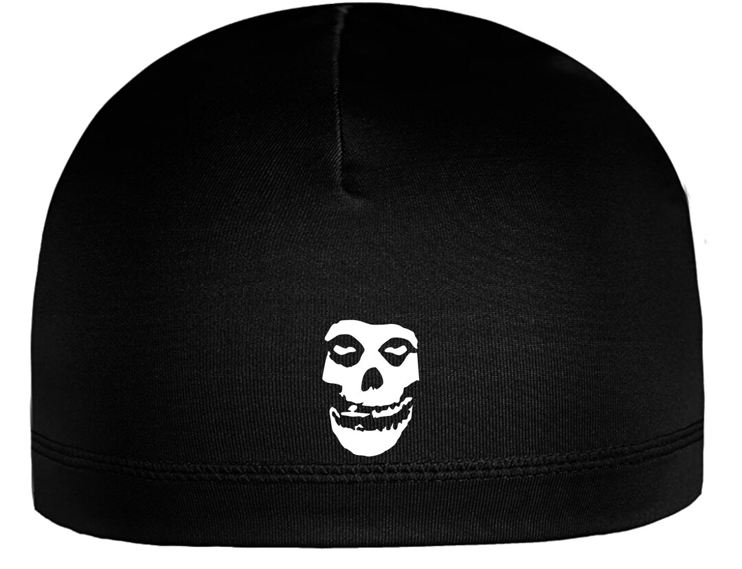 Adult Misfit Fiend Punk Rock & Roll Skull Beanie Cap Helmet Liner - Etsy