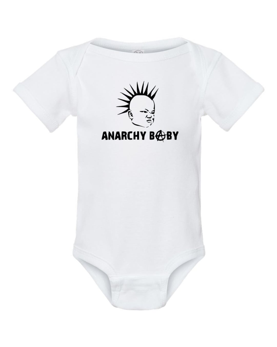 Anarchy Baby Punk Rock N Roll Hardcore Fun Baby Onesie & Infant White ...