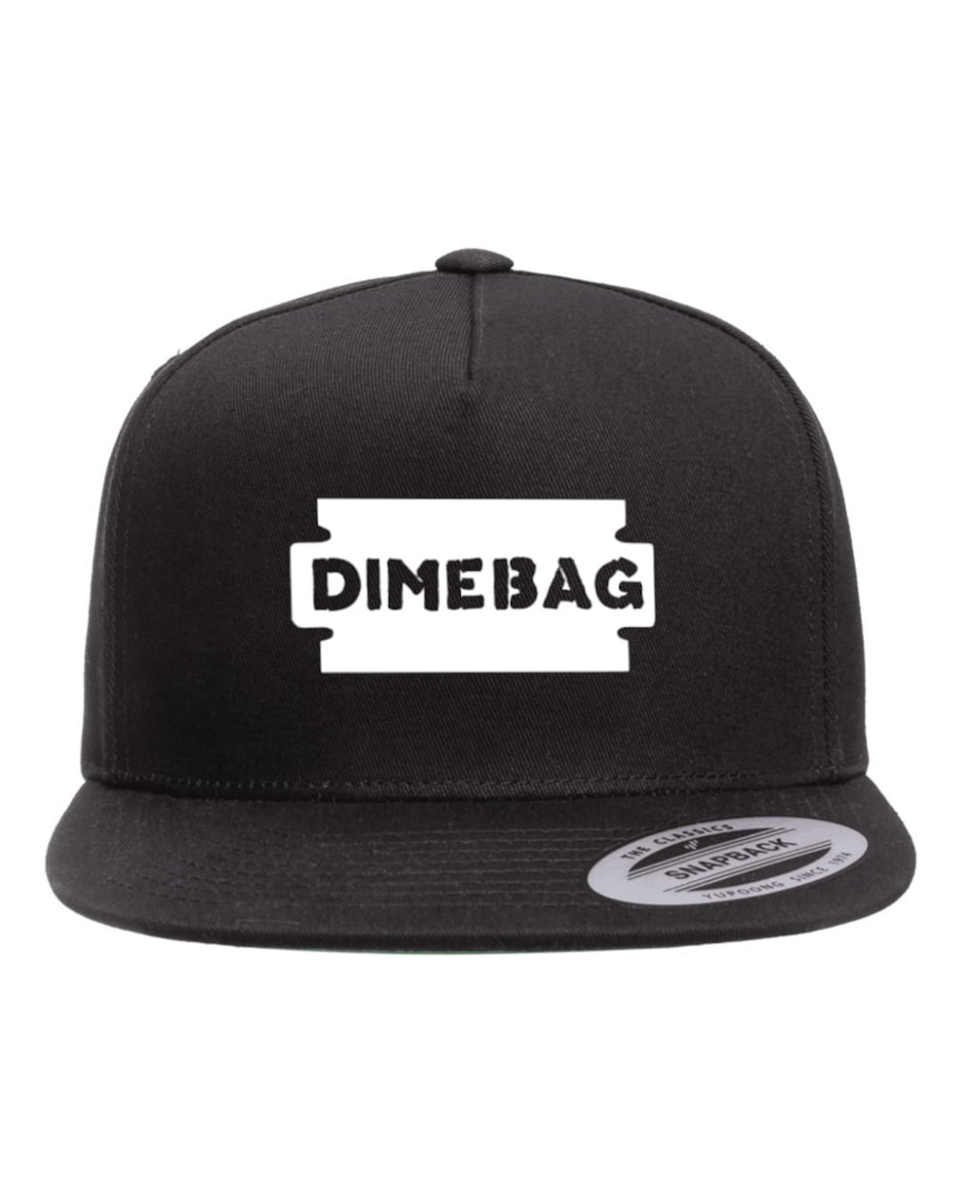Dimebag Original Heat Pressed Razor Darrell Flat Bill Hat - Adult Black ...