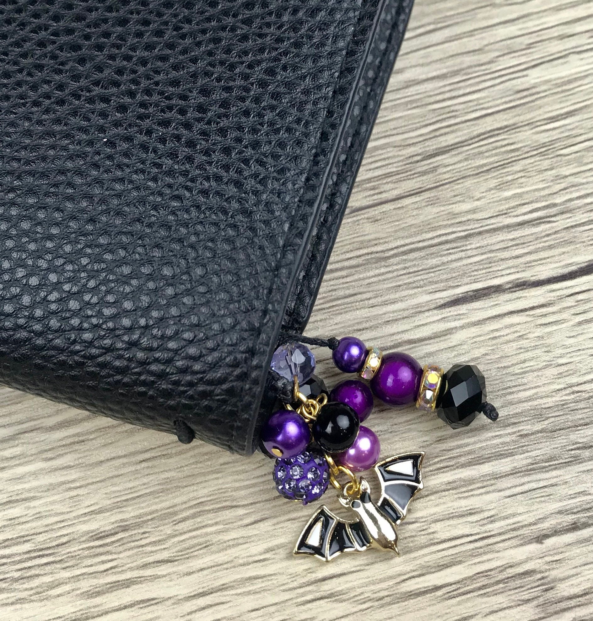 Batty Bat Planner Charm, Bookmark, Purse Charms - Etsy