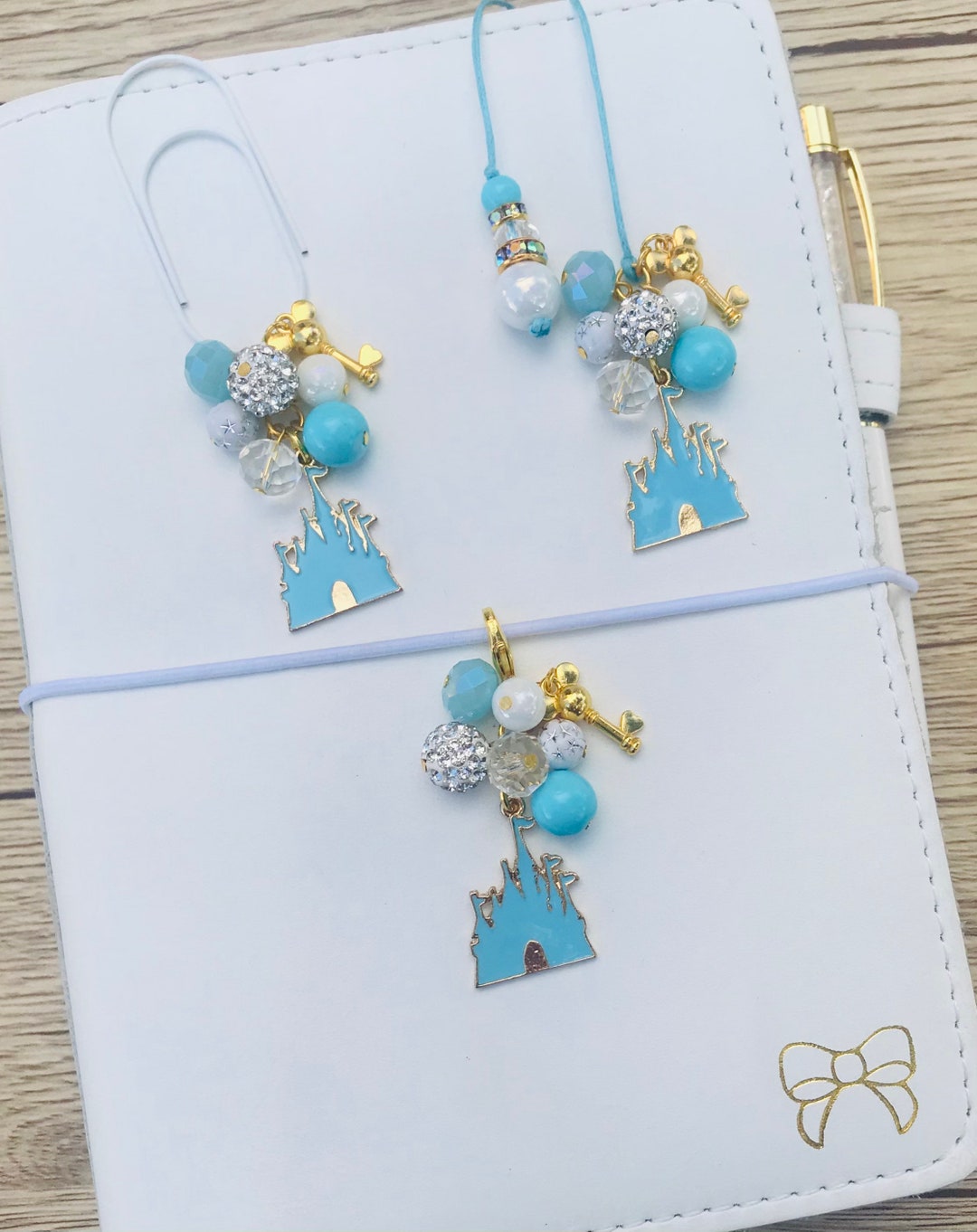 Key to the Castle Planner Charm - Etsy