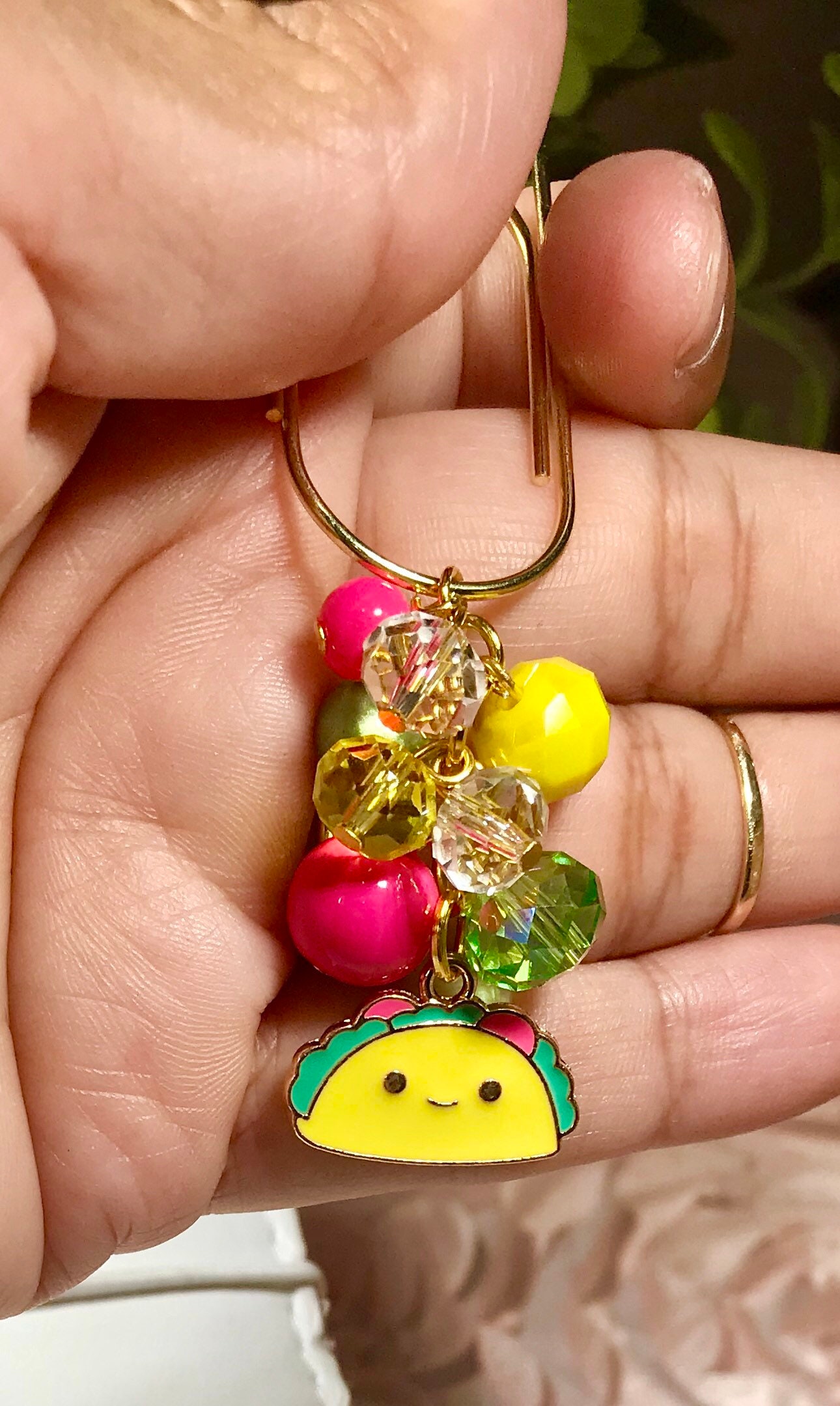 Taco ‘bout Cute Planner Charm /bookmark / Purse Dangel - Etsy