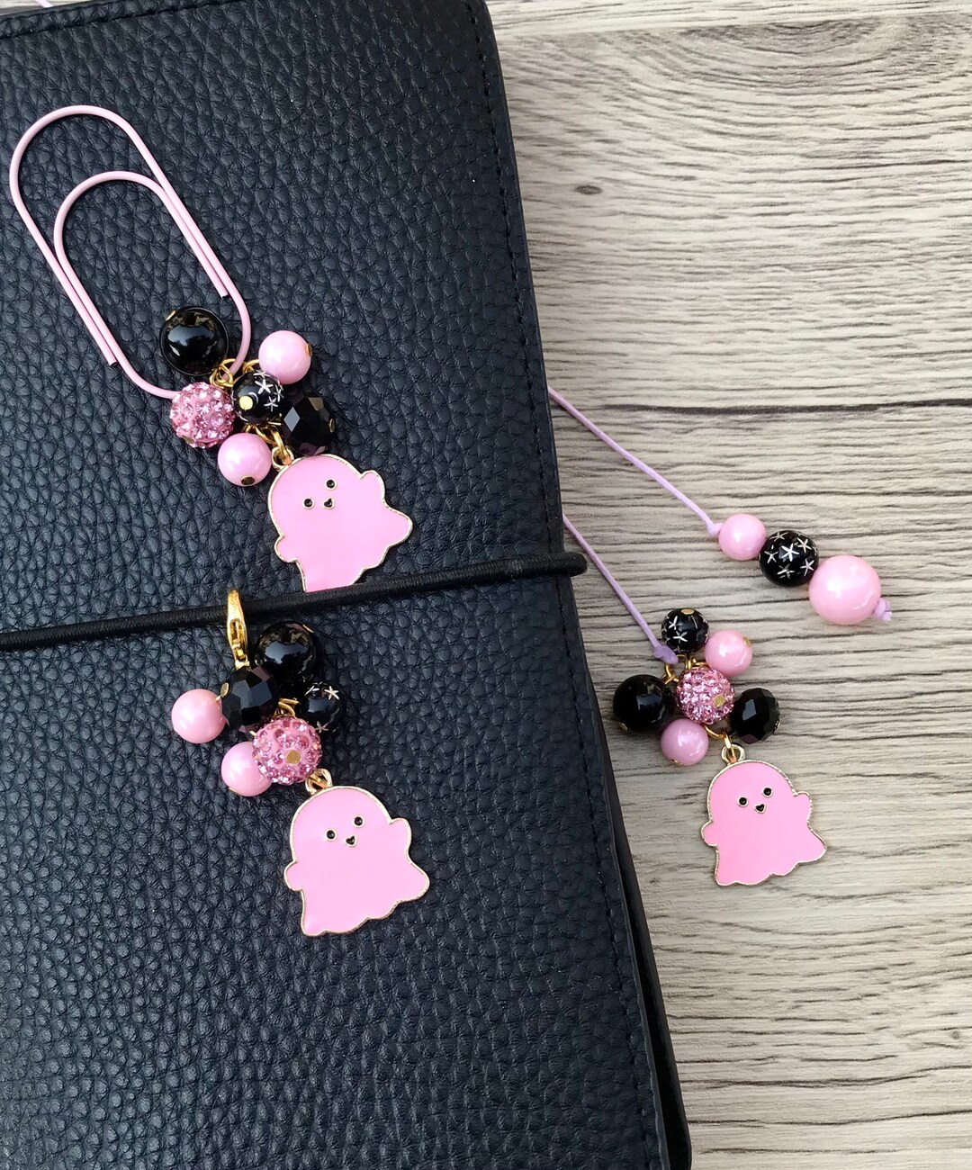 Pink-a-boo Halloween Planner Charm, Bookmark, Phone Charm - Etsy