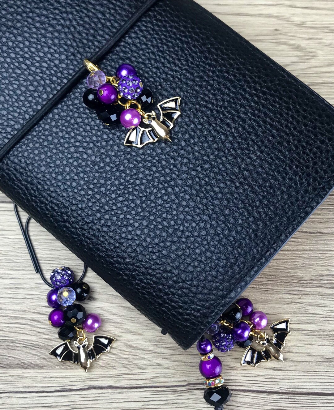 Batty Bat Planner Charm, Bookmark, Purse Charms - Etsy