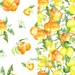 Citrus digital paper Lemon Orange Limes. Watercolor | Etsy