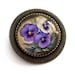 Purple Pansy Flower Vintage Inspired Pin Brooch - Etsy