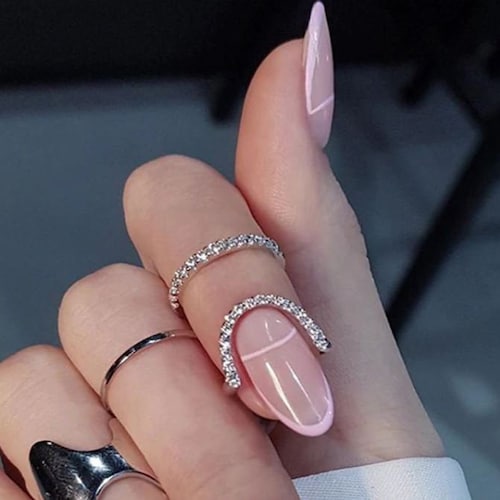 Ring Finger Acrylic Nail Designs